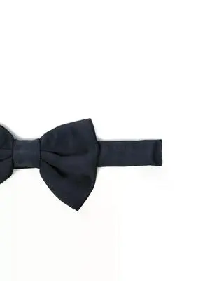 Corneliani Silk Bow Tie - Blue