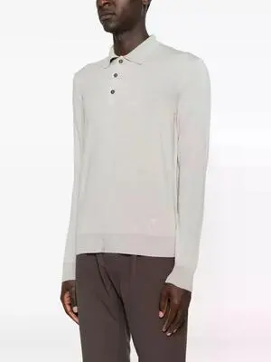 Corneliani Long-sleeve Polo Shirt