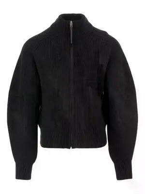 Jacquemus Zip-front Merino-wool Cardigan