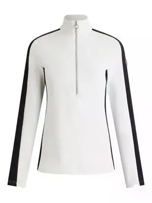 Fusalp Panelled Half-zip Ski Top - White