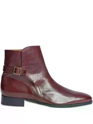 FURSAC Ankle-strap Leather Boots