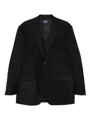 Comme Des Garçons Single-button Wool Blazer