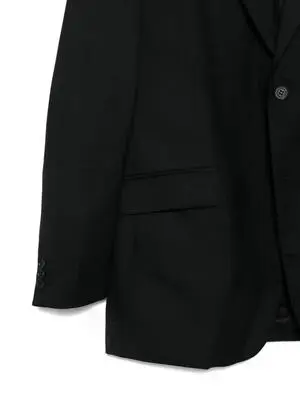 Comme Des Garçons Single-button Wool Blazer