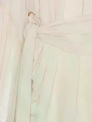 ROTATE BY BIRGER CHRISTENSEN Chiffon Strap Tie Mini Dress