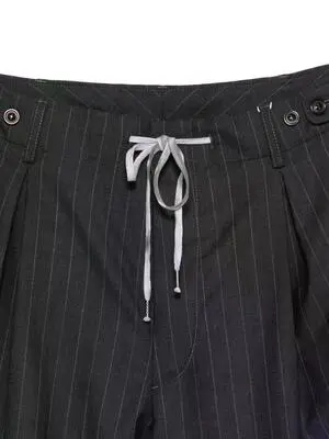 MAISON MARGIELA Pinstripe Drawstring Trousers