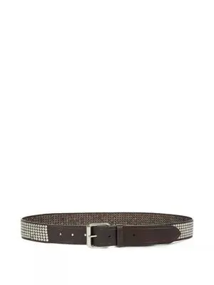 Dries Van Noten Studded Leather Belt
