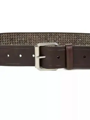 Dries Van Noten Studded Leather Belt