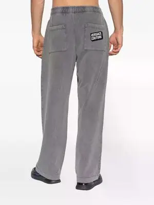 Versace Logo Patch Trousers