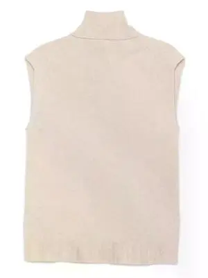 JOSEPH Sleeveless Turtleneck Vest
