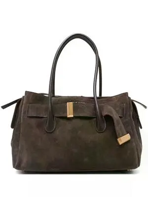 Roberto Festa Suede Shoulder Bag