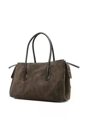Roberto Festa Suede Shoulder Bag
