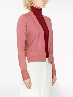 AROVESCIO Side-split Cropped Cardigan