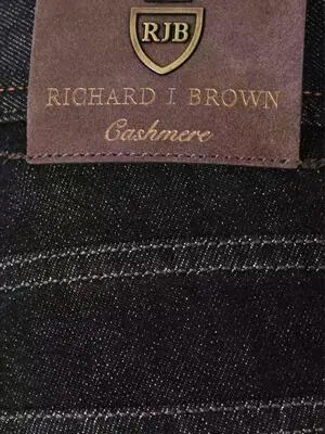 RICHARD J. BROWN Logo-plaque Jeans