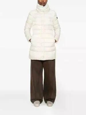 Peuterey Quilted High-neck Coat - Neutrals