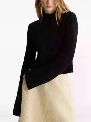 PATOU Scarf-collar Knit Sweater
