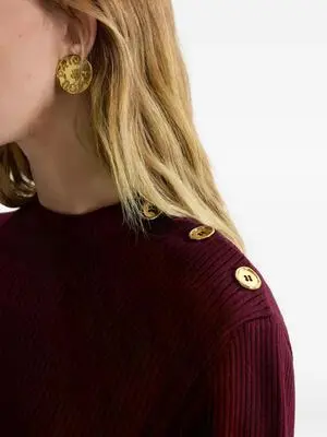 PATOU Ribbed Mini Dress - Red