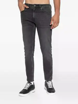 Versace Logo-plaque Jeans - Grey