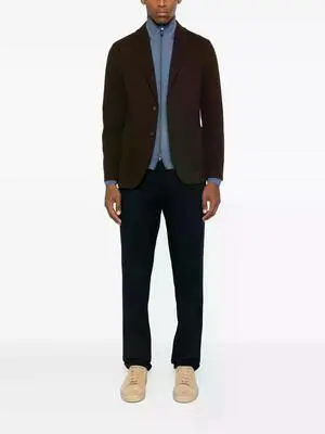 CIRCOLO 1901 Button Patch-pocket Jacket - Brown
