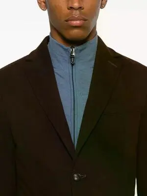 CIRCOLO 1901 Button Patch-pocket Jacket - Brown