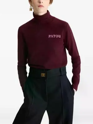 PATOU Intarsia Turtleneck Jumper