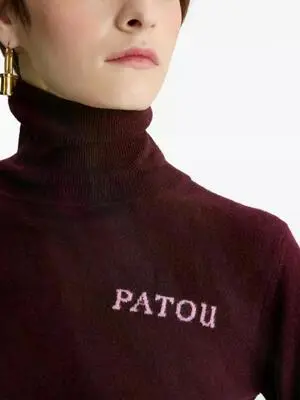 PATOU Intarsia Turtleneck Jumper