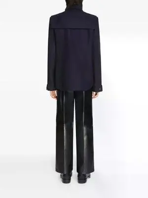 Dries Van Noten Leather Trousers
