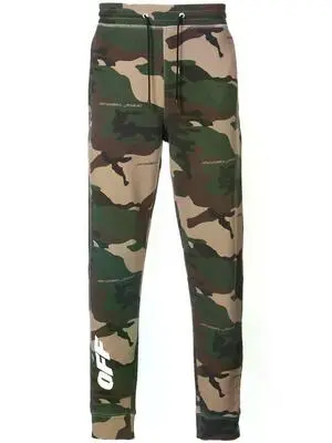 Off-White Camouflage Print Sweatpants