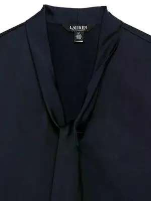 Ralph Lauren Long-sleeve Neck-tie Blouse