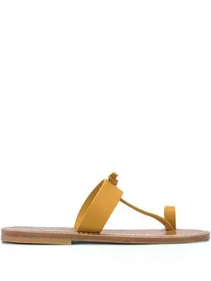 K.JACQUES Knot-detail Thong Sandals - Yellow