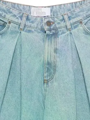 Giuseppe Di Morabito Pleated Wide-leg Jeans