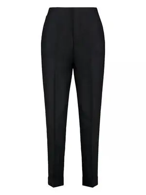 Alberta Ferretti Pleated-cuffed Trousers