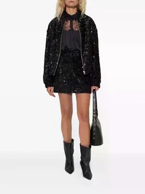 IRO PARIS Sequin Bomber Jacket