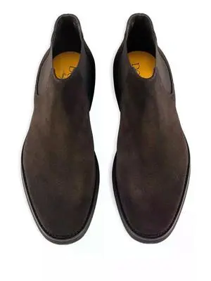 DOUCAL'S Suede Elastic-sided Ankle Boots - Brown
