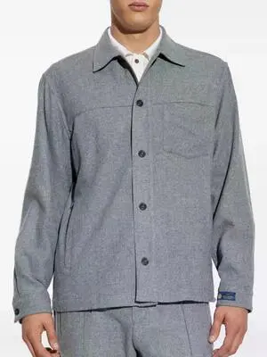 Paul & Shark Button-fastening Patch-pocket Shirt - Grey
