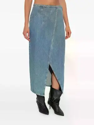 IRO PARIS Asymmetric Denim Skirt
