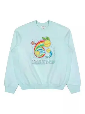 Casablanca Tennis Ball Graphic Sweatshirt - Blue