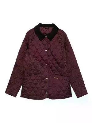 Barbour Quilted Jacket With Corduroy Collar
