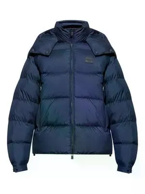 Emporio Armani Quilted Padded Jacket With Attached Hood