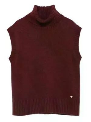 NIU Sleeveless Turtleneck Knit Top