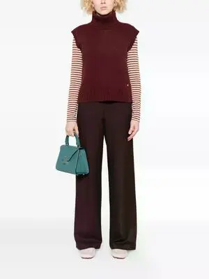 NIU Sleeveless Turtleneck Knit Top
