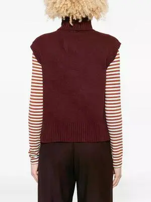 NIU Sleeveless Turtleneck Knit Top