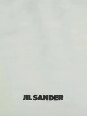 JIL SANDER Large Leather-trimmed Tote Bag