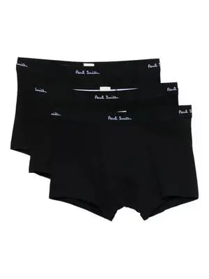 Paul Smith Branded-waistband Boxers - Black