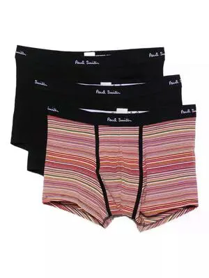 Paul Smith Striped-print Boxers - Black
