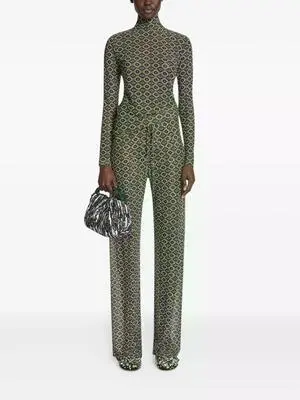 Dries Van Noten Geometric-pattern Trousers