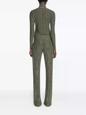 Dries Van Noten Geometric-pattern Trousers