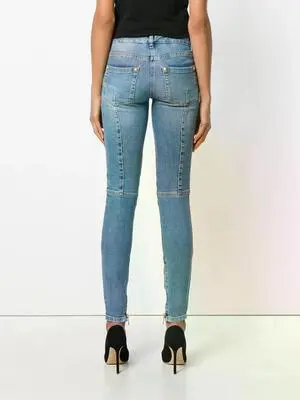 Balmain Biker Skinny Jeans