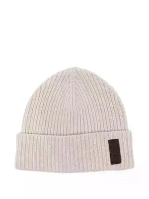 Paul & Shark Ribbed-knit Beanie - Neutrals