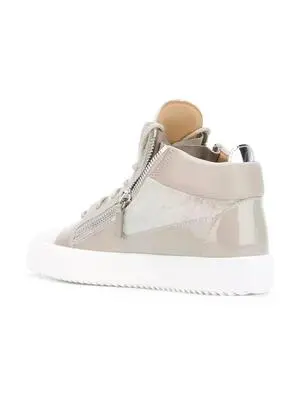 GIUSEPPE ZANOTTI Kriss High-top Sneakers - Neutrals