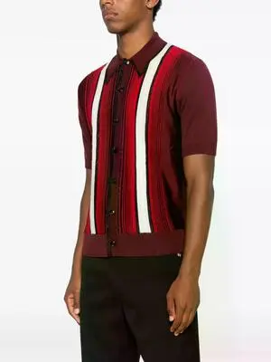 Amiri Embellished Striped Shirt